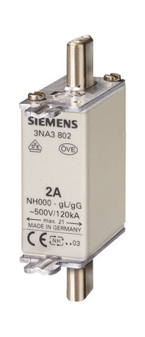 Fusible NH gL/ gG T000 63A 500V | Electro Universo