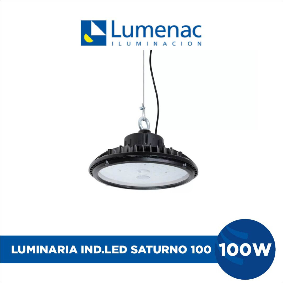 Luminaria Ind.LED SATURNO 100 IP65 100W 12033Lm 5000K | Electro Universo