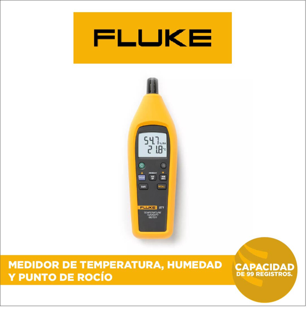 Medidor De Temperatura, Humedad Y Punto De Rocío** | Electro Universo